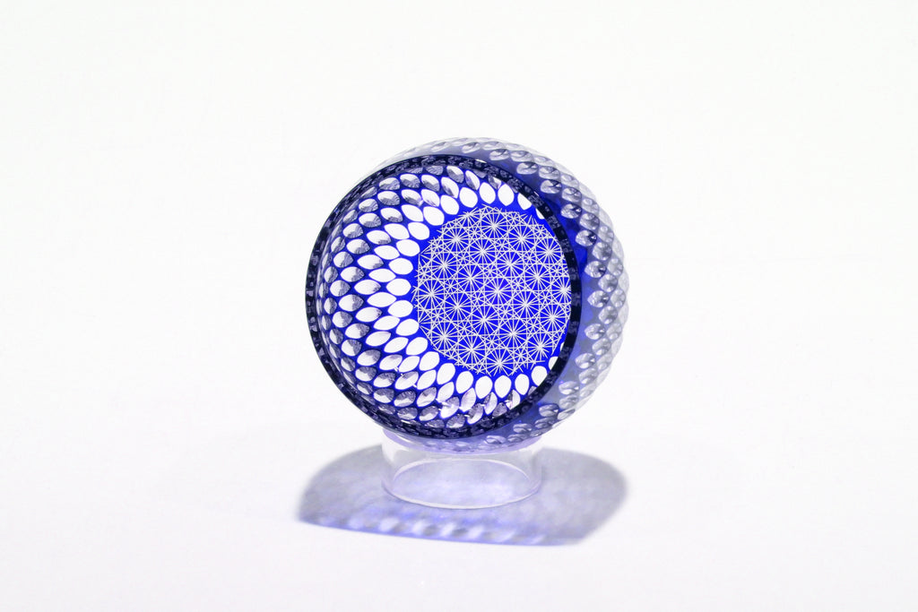 米つなぎ ぐい吞み（瑠璃色） – 華硝ONLINE SHOP